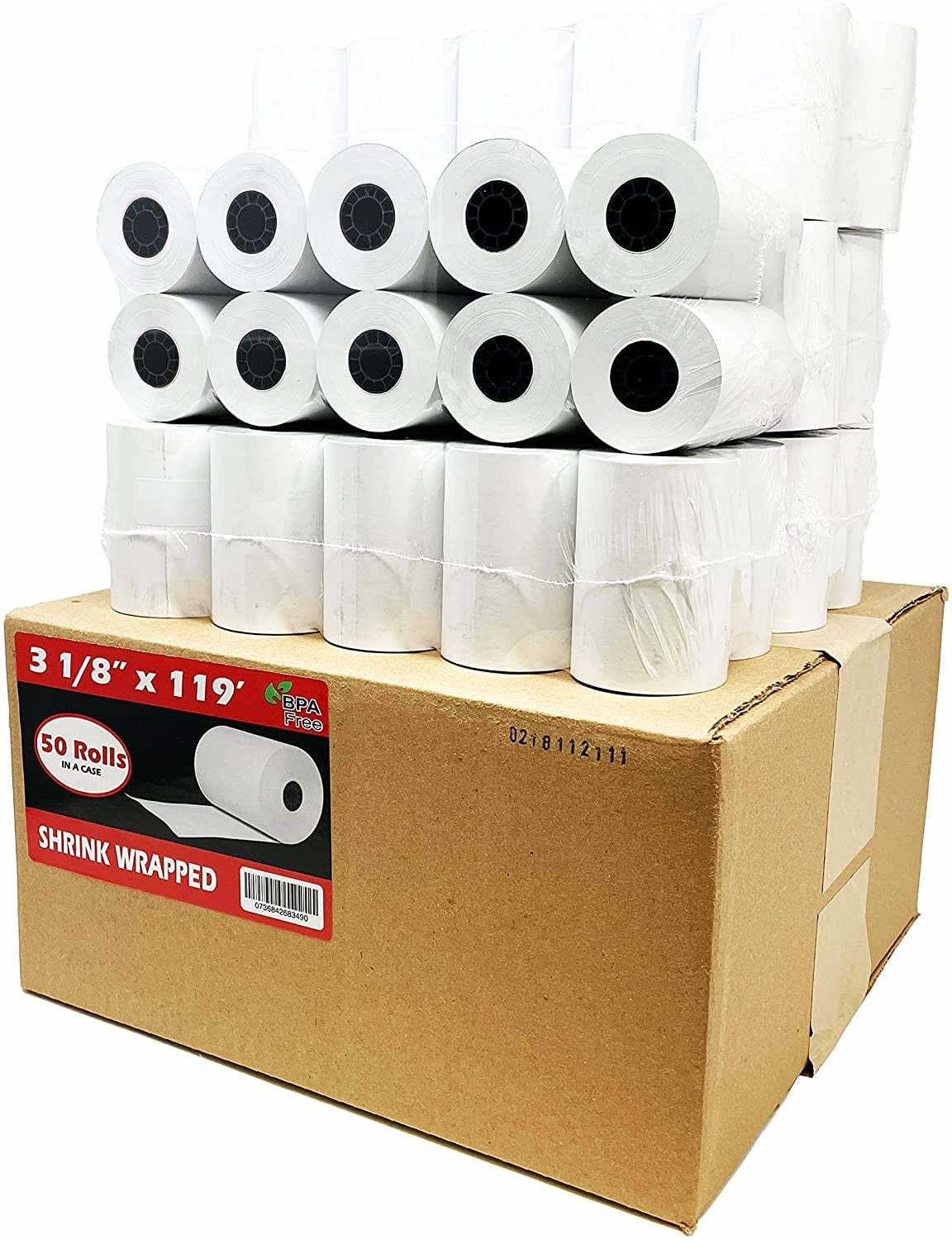 BuyRegisterRolls 2 Ply Carbonless Rolls (50 Rolls) 3 X 95 Feet ...