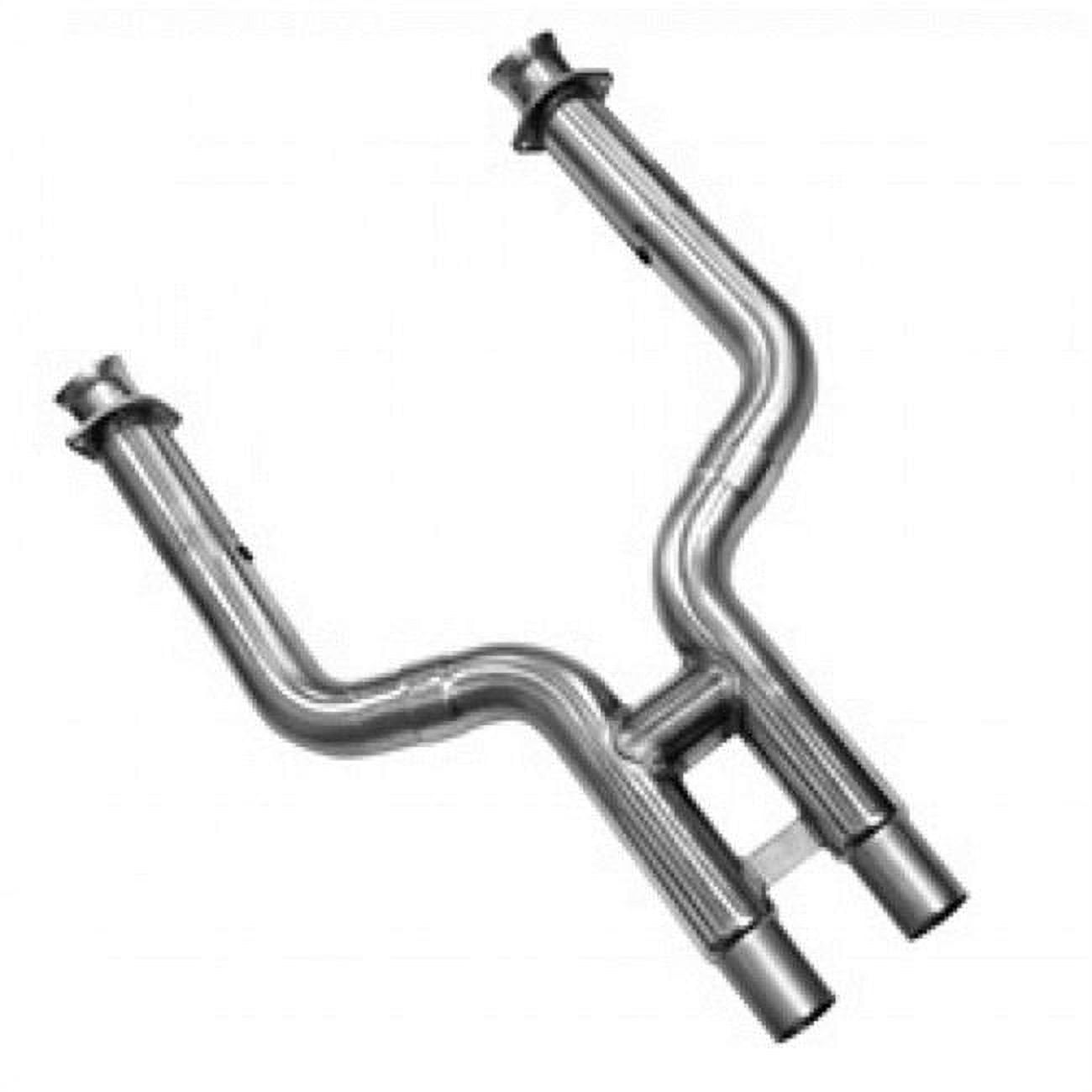 3 x 2.75 in. Exhaust Off-Road H Pipe for 2011-2014 Ford Mustang GT 5.0L ...