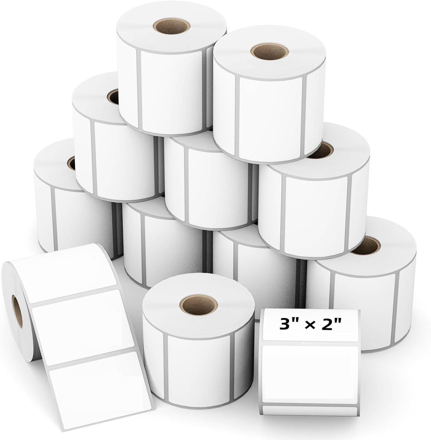 3" x 2" Direct Thermal Multipurpose & Shipping Address Labels Barcodes ...