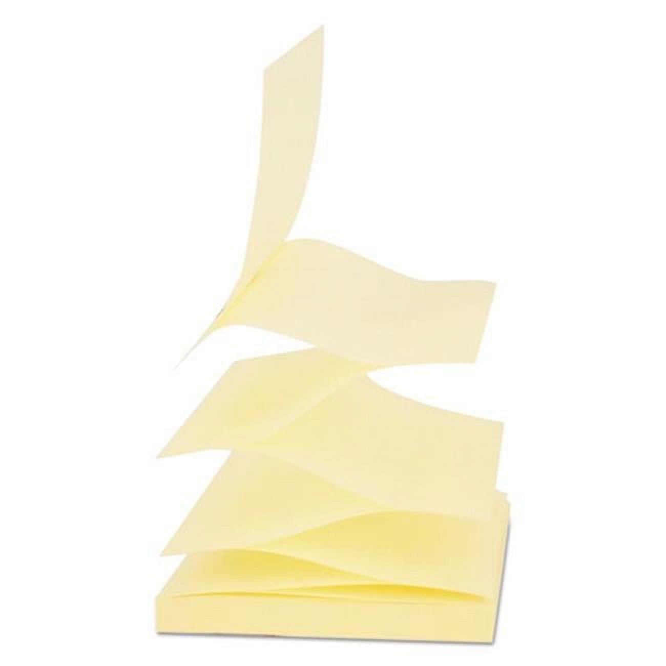 3 x 3 in. Fan Folded Self Stick Pop-Up Note Pads, Yellow - 24 per Pack ...