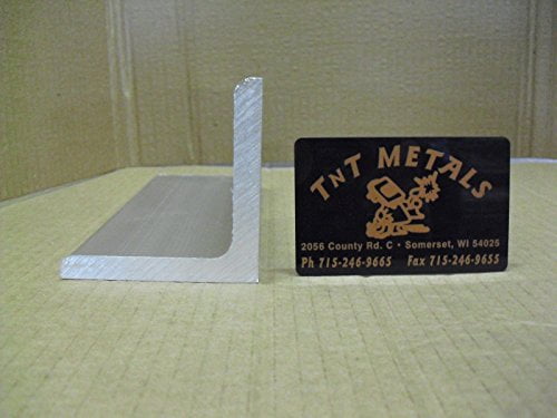 3" x 3" x 3/8" x 24" long AL Aluminum structural angle 6061 Mill Finish ...