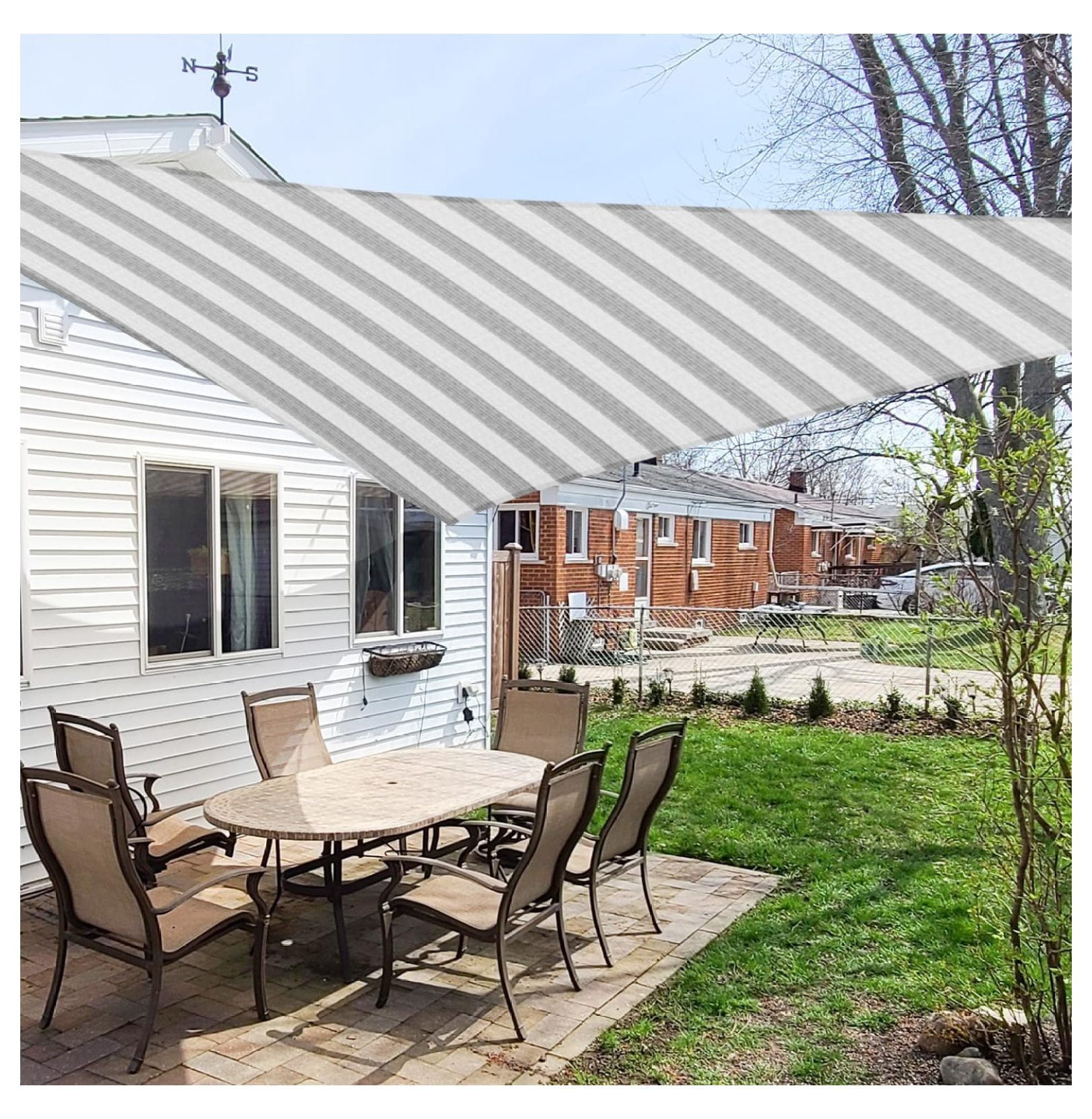 3' x 3' x 3' Sun Shade Sail Triangle Outdoor Canopy Cover UV Block for ...