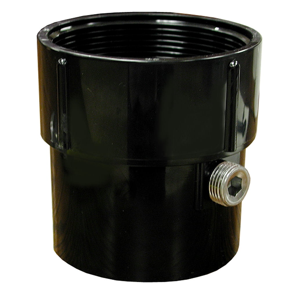 3" x 4" ABS Pipe Fit Drain Base with Primer Tap, for 3-1/2" Spud,PartNo ...