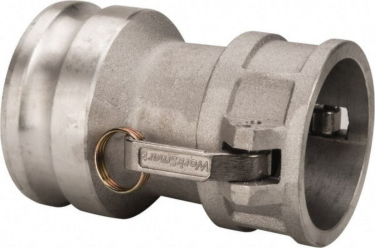 3" x 4" Cam & Groove Female Coupler Male Adapter Aluminum, 500 Max psi ...