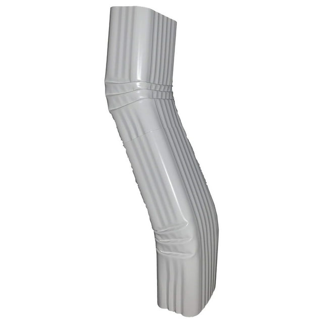 3”-x 4” Inch Aluminum-Downspout-A-Style-3-offset - Elbows White ...