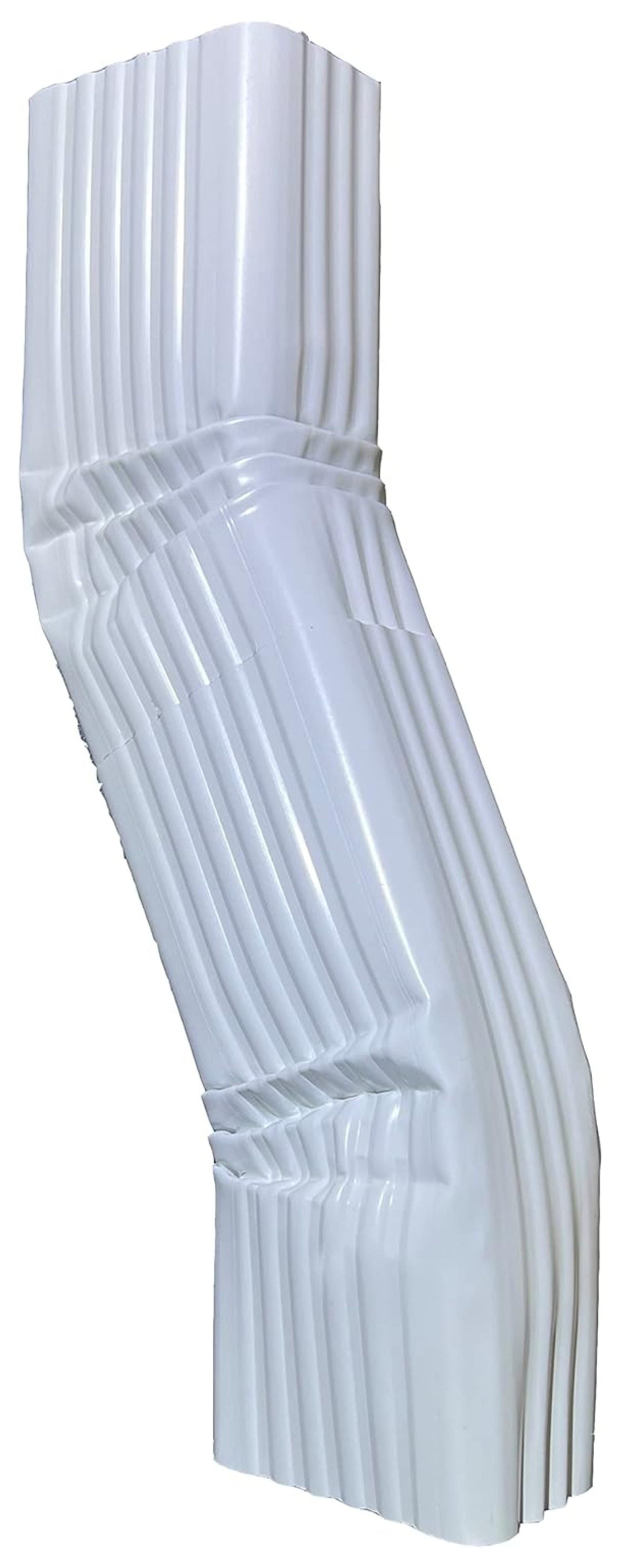 3” x 4” Inch Aluminum Downspout B (3” offset) Elbows White - Walmart.com