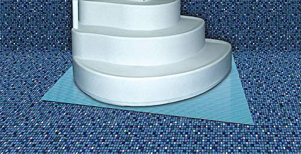 3' x 4' Swimming Pool Step Ladder Mat or Step Pad - Liner Protection ...