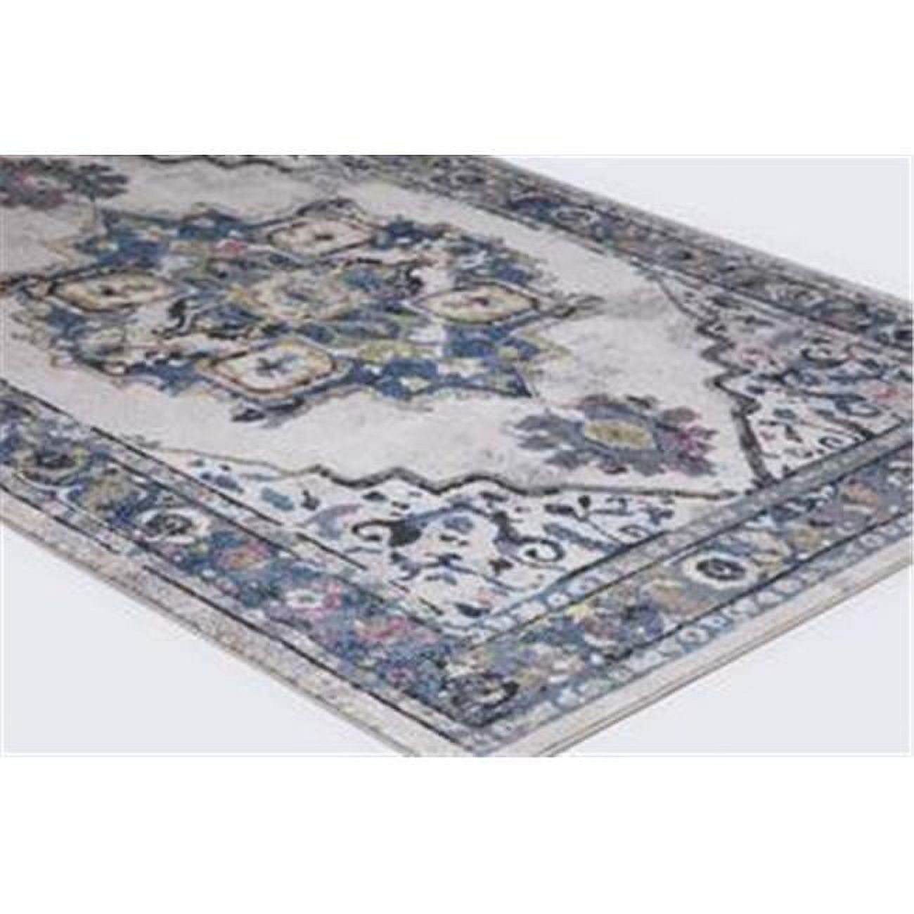 3 x 4 ft. Vintage Barclay Medallion Rectangle Area Rug, Navy - Walmart.com