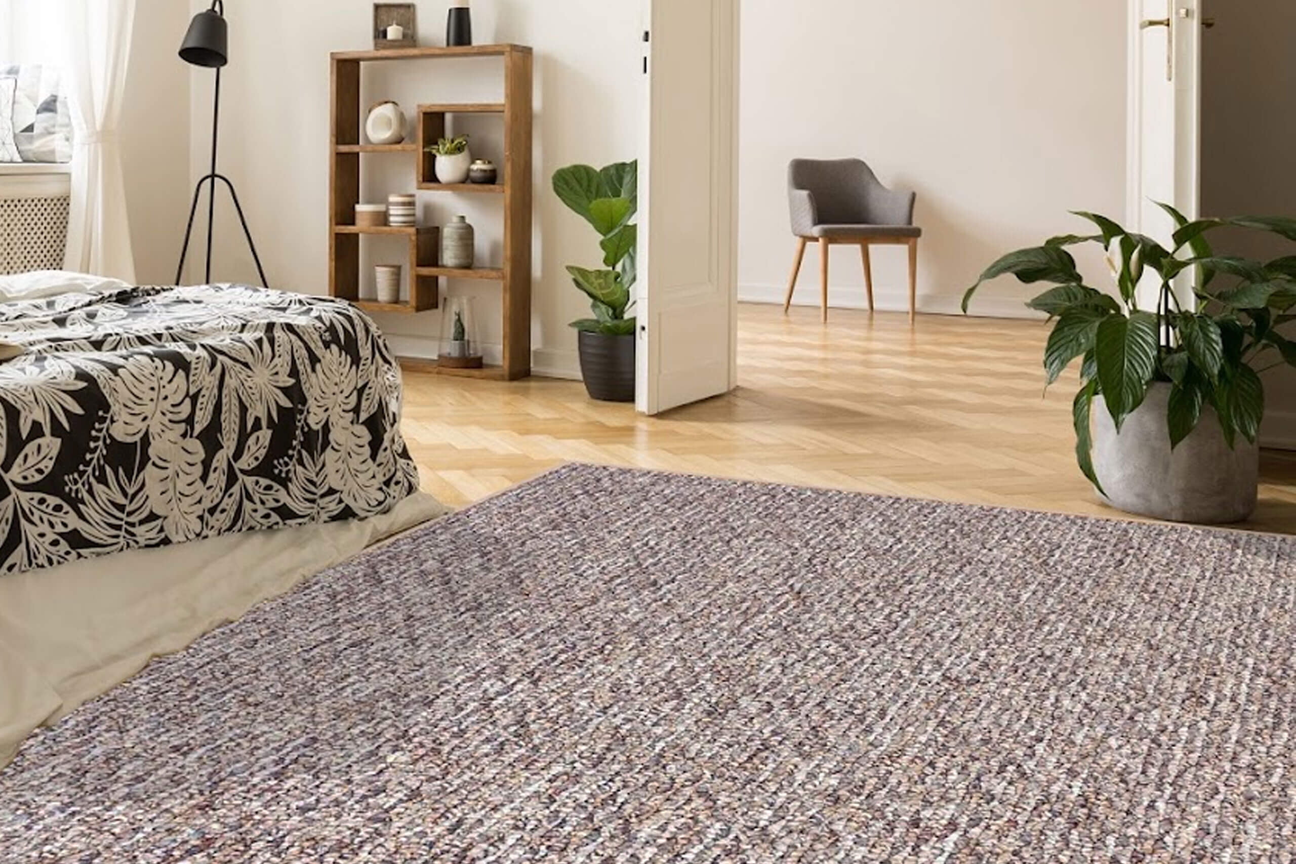 Starlight 3'x5' Berber Style Rug, 100% BCF Olefin, Bravado, Made in U.S ...