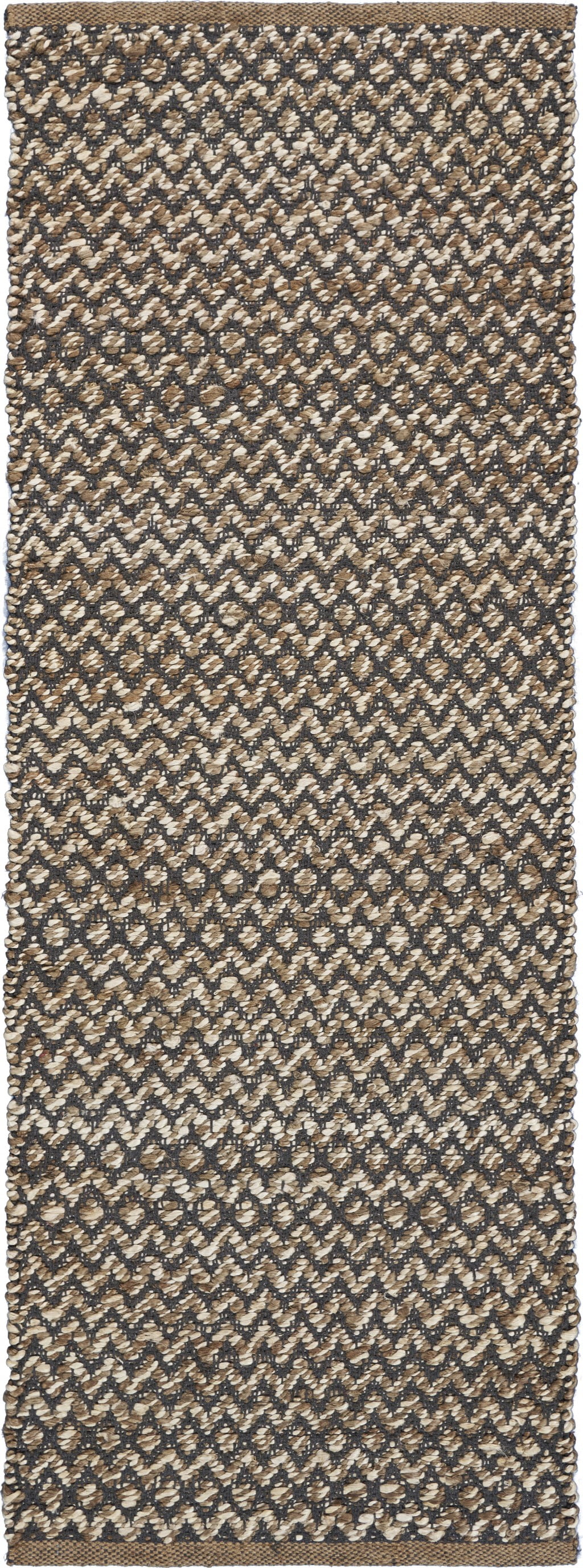 3â€™ x 5â€™ Gray Toned Chevron Patterned Runner Rug - Walmart.com