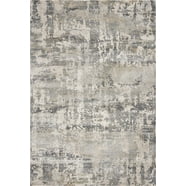 Mainstays Neutral Abstract Washable Indoor Area Rug, Abstract Neutral ...