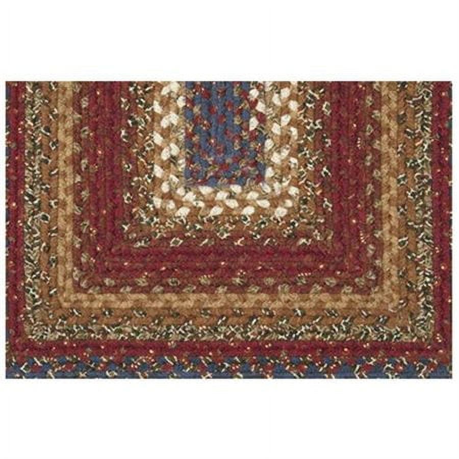 3' x 5' Oval Area Rug by Country Living Midnight Blue/Maroon Color Hand ...
