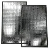 3 x 5 ft. Industrial Rubber Floor Mat, Black - Pack of 2 - Walmart.com