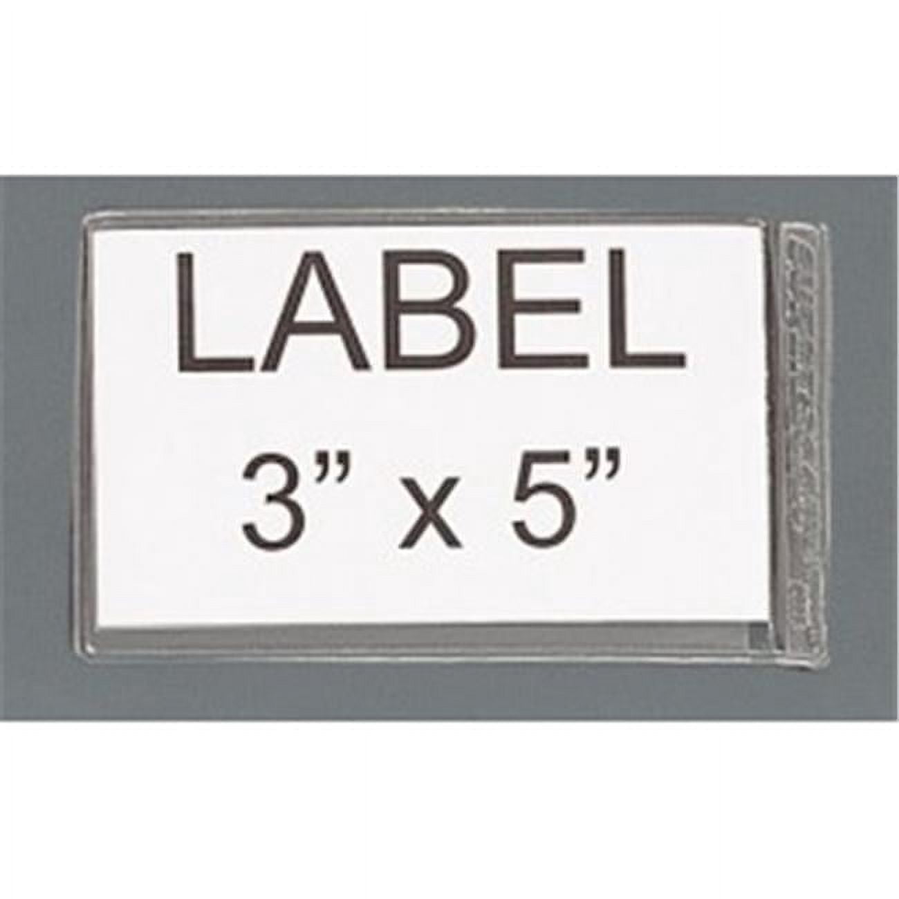 3 x 5 in. Adhesive Clear Label Holders - Walmart.com
