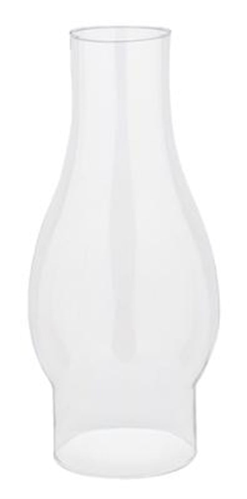 3" x 8 1/2" Handblown Clear Glass Chimney for Lamp, Hurricane Lantern ...