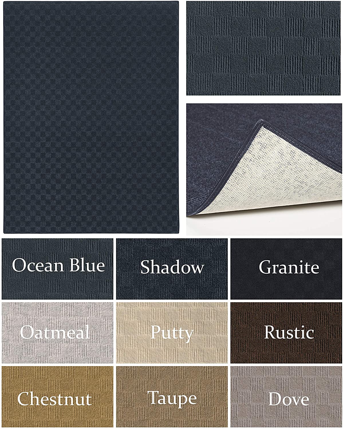 Trans Ocean Ravella 1900/33 Indoor/Outdoor Area Rug - Denim - Walmart.com