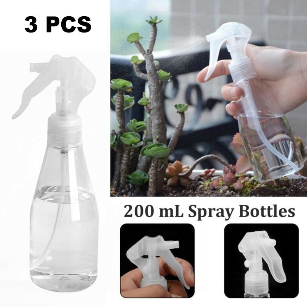 3 x Empty Spray Bottle Hairdressing Water Fine Mist Container Hair ...