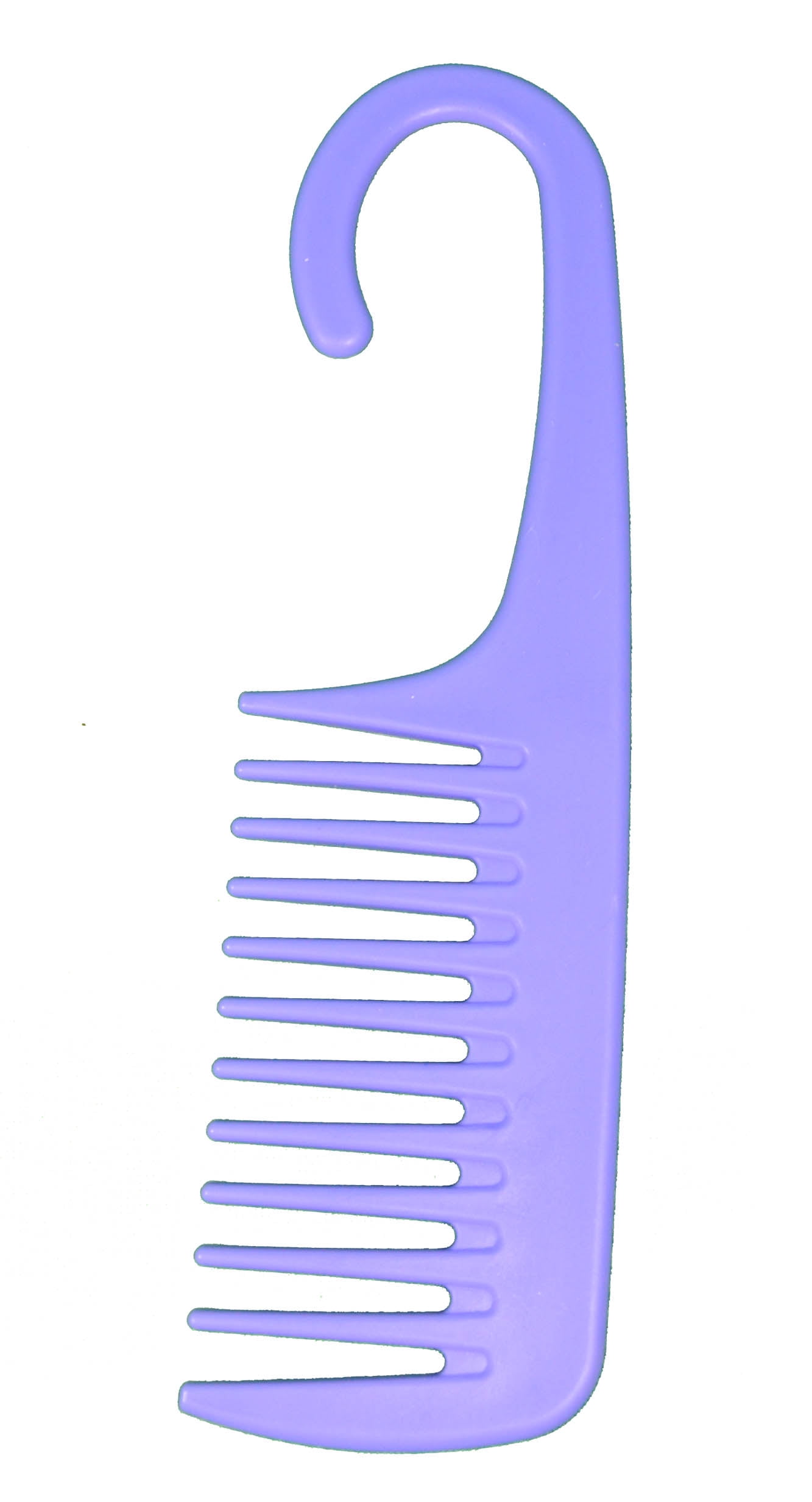3 x Shower Comb Hair Wide Tooth Wet Gently Detangles Thick Long Durable ...