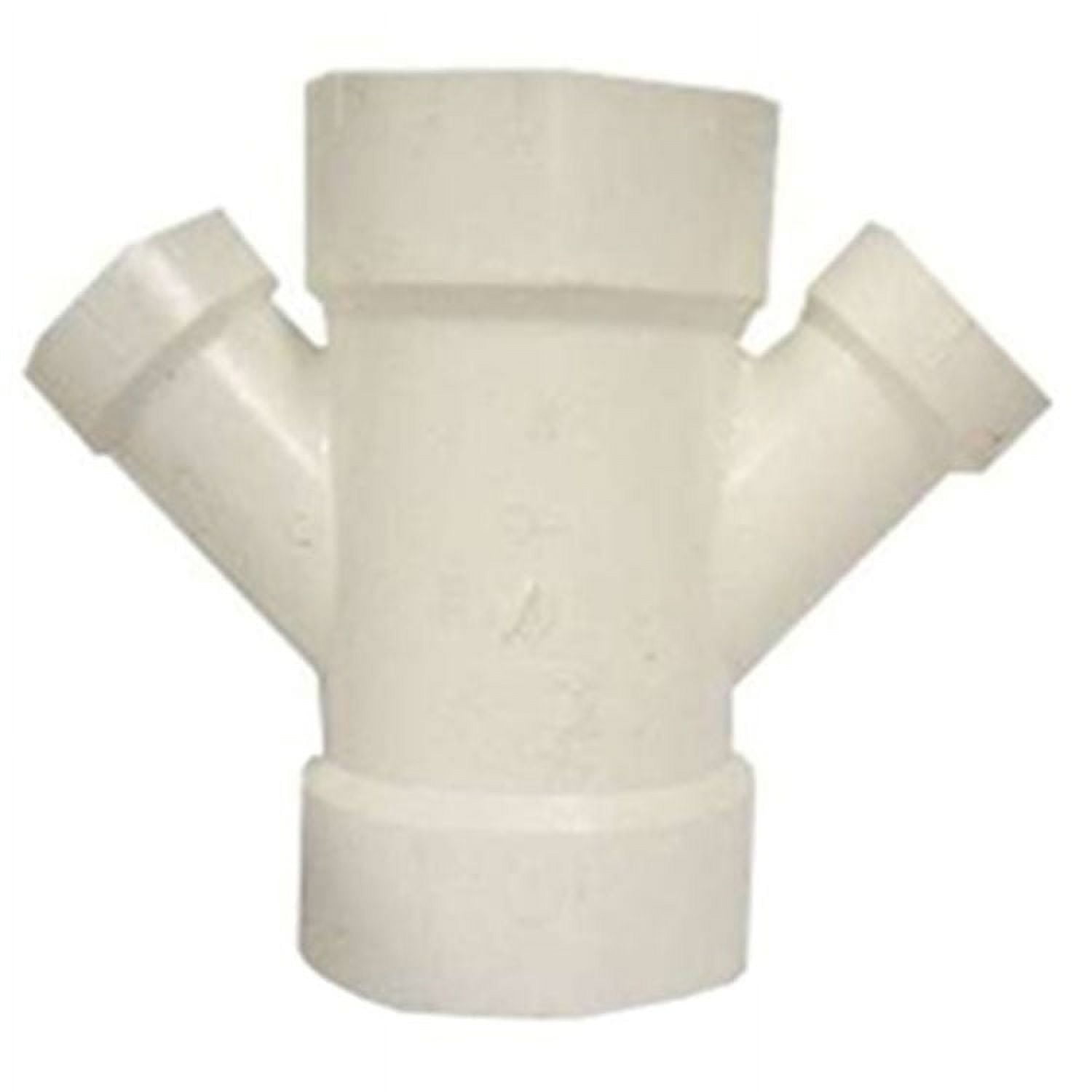 Charlotte Pipe 3 In. x 1-1/2 In. Schedule 40 DWV PVC Reducing Double ...
