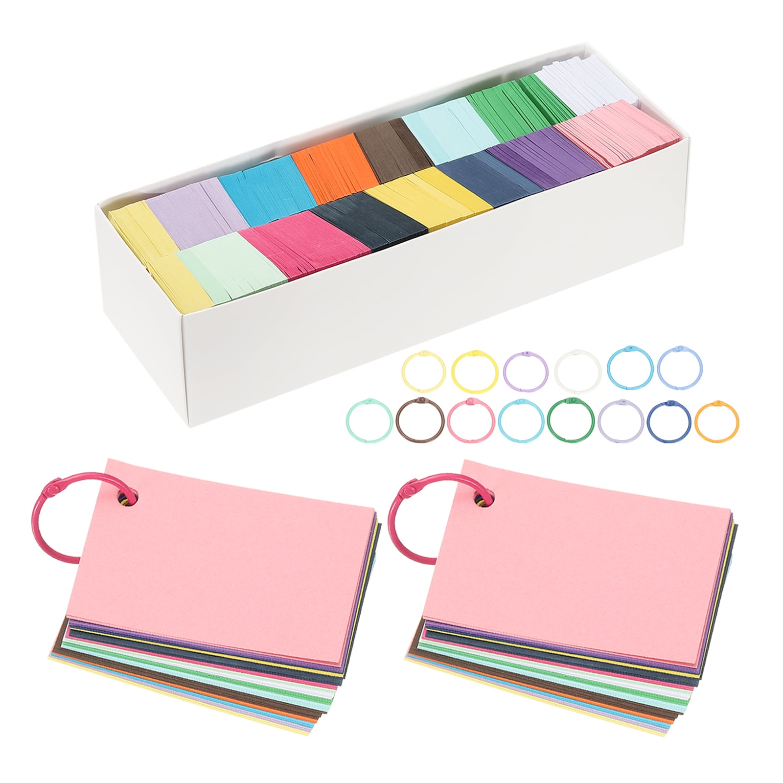 3"x2" Blank Paper Business Cards 3000 Pack Small Index Flash Cards ...