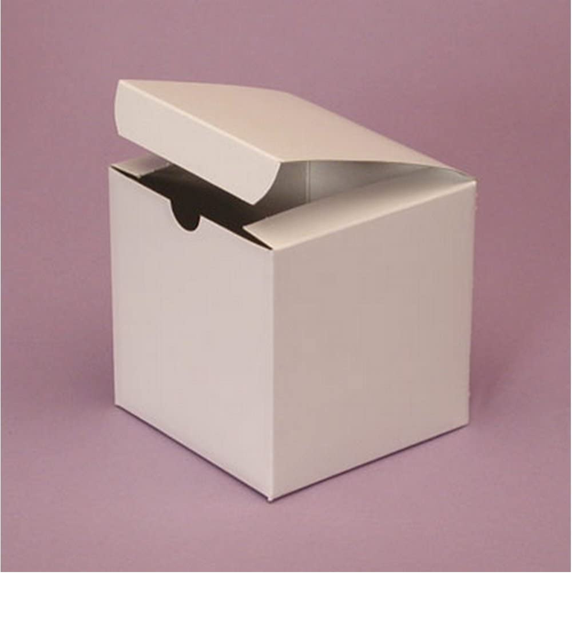 3"x3"x3" White Gloss Gift Boxes - 20 Pack (4011140) - Walmart.com