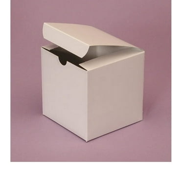 Tall Paper Boxes With Window White 6.75X3.5X2 Gift Boxes 16 Pack ...
