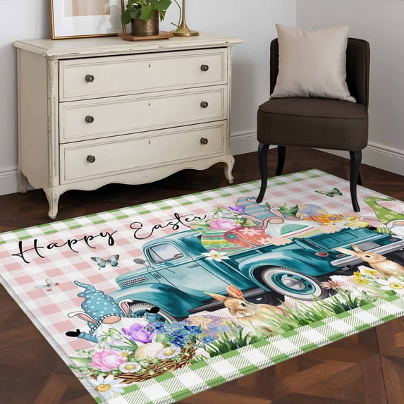 3'x5' Area Rugs, Easter Indoor Outdoor Area Rug for Living Room Bedroom ...