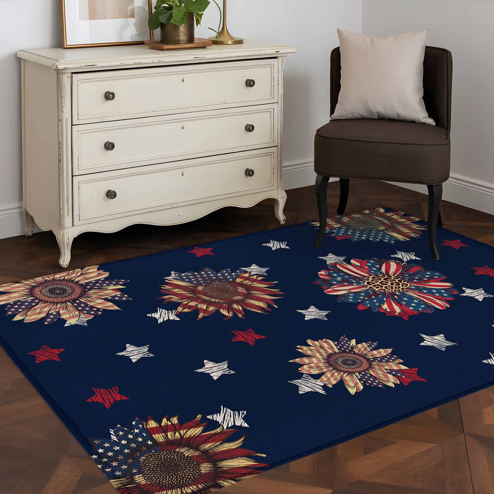 3'x5' Area Rugs, Independence Day Indoor Outdoor Area Rug for Living ...