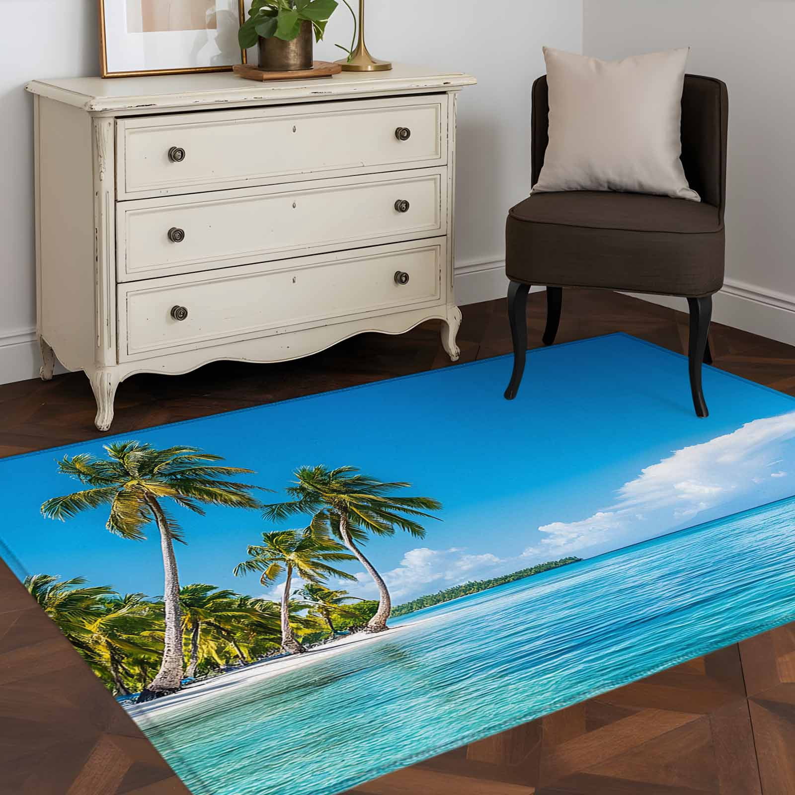 3'x5' Area Rugs, Ocean Sea Indoor Outdoor Area Rug for Living Room ...