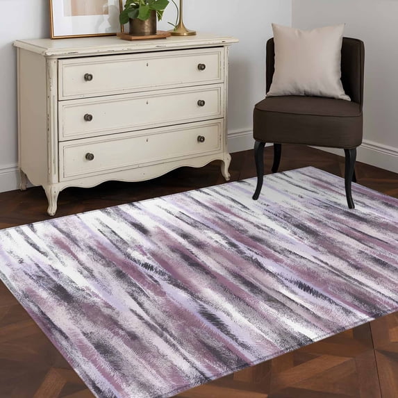 3'x5' Area Rugs, Purple Vintage Indoor Outdoor Area Rug for Living Room ...