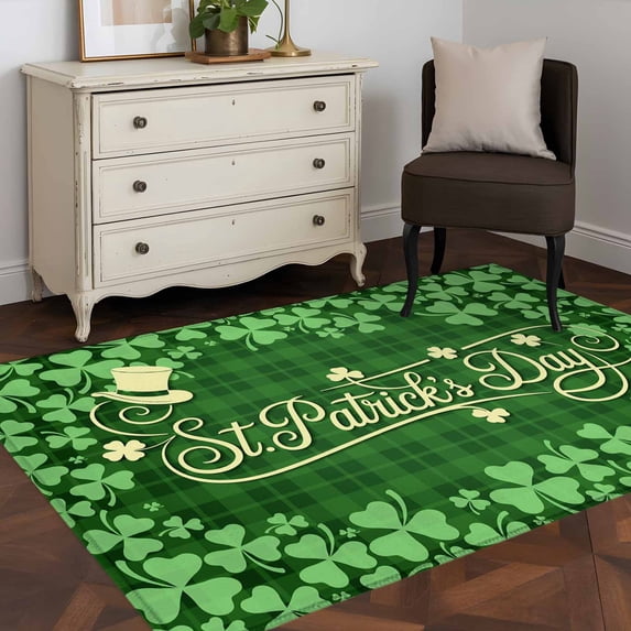 3'x5' Area Rugs, St Patrick's Day Indoor Outdoor Area Rug for Living ...