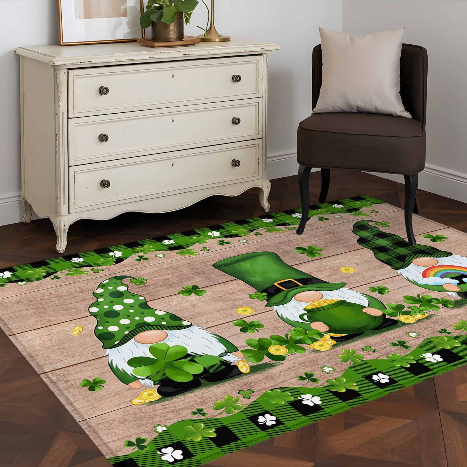 3'x5' Area Rugs, St. Patrick's Day Indoor Outdoor Area Rug for Living ...