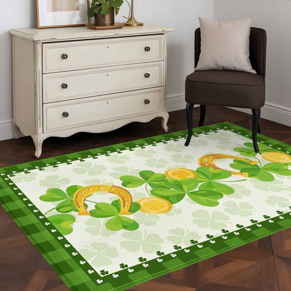 3'x5' Area Rugs, St. Patrick's Day Indoor Outdoor Area Rug for Living ...