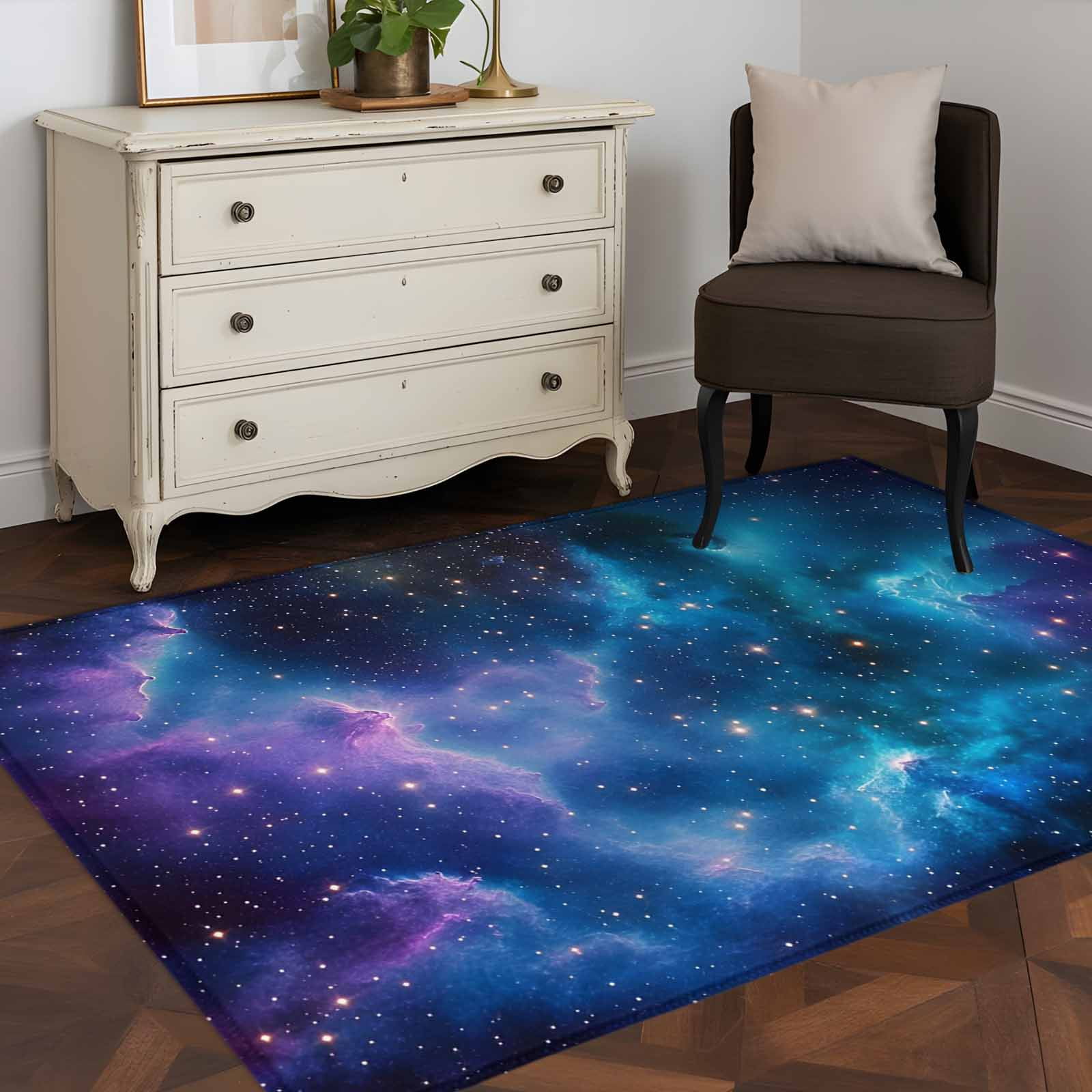 3'x5' Area Rugs, Starry Sky Indoor Outdoor Area Rug for Living Room ...