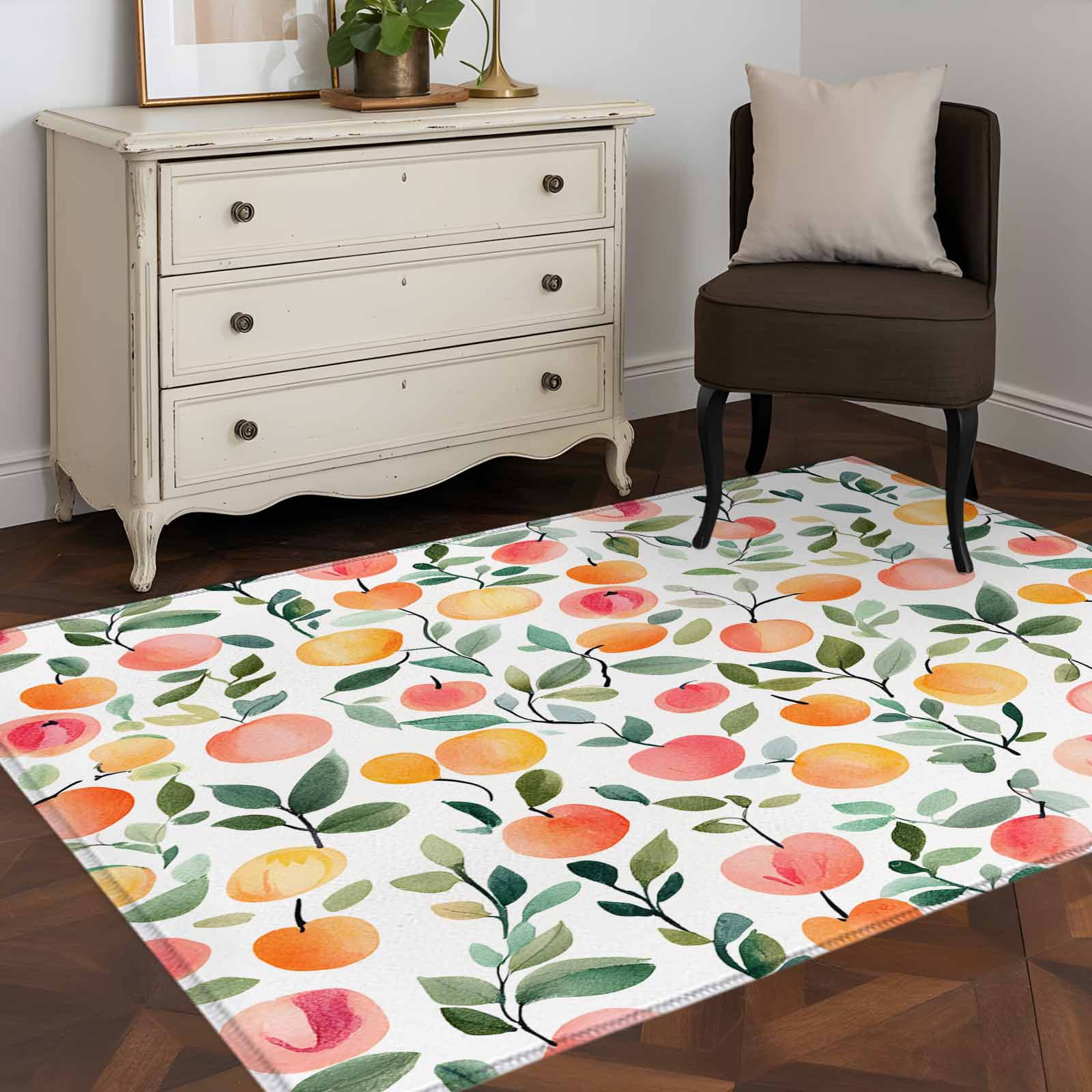 3'x5' Area Rugs, Summer Fruits Indoor Outdoor Area Rug for Living Room ...