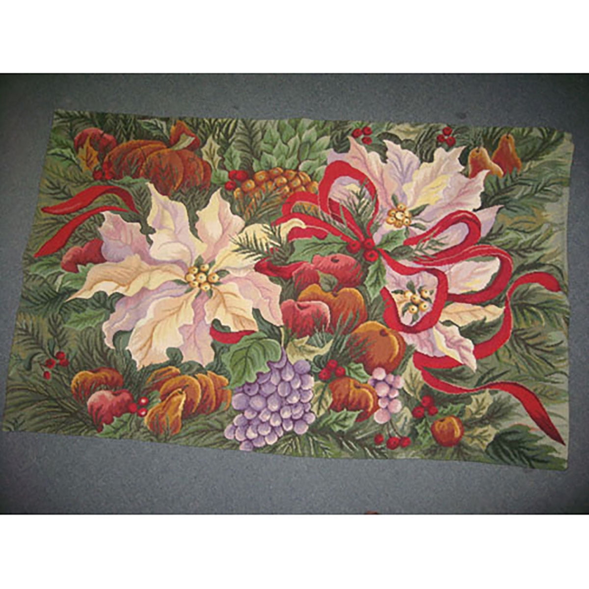 3'x5' Floral Needlepoint Rug - Walmart.com