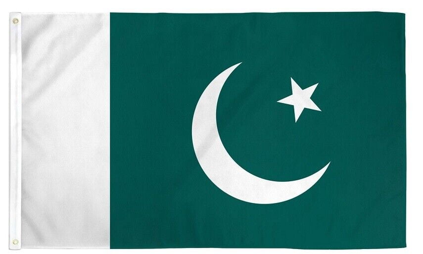 3'x5' Pakistan Pakistani Polyester Flag - Walmart.com