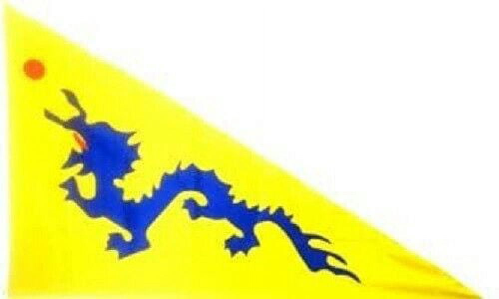 3'x5' TriAngle CHINESE DRAGON Pennant FLAG of CHINA 1862–1890 - Walmart.com