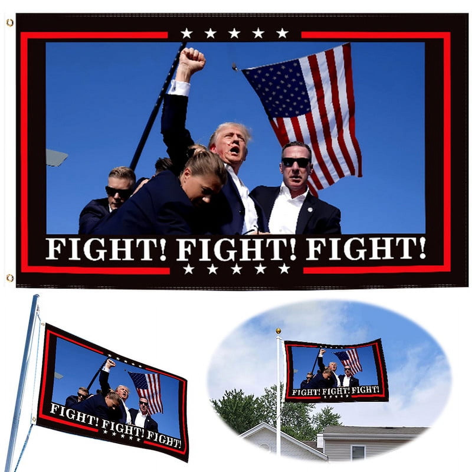 3'x5' Trump Flag for President 2024 Double Sided Trump 2024 Flag ...