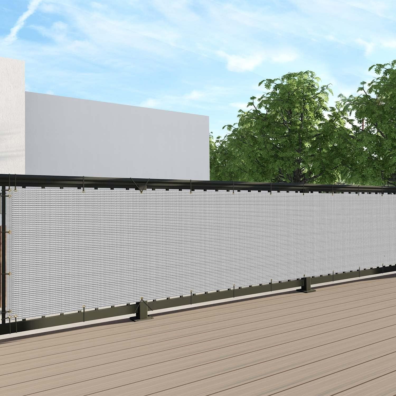 3'x50' Balcony Privacy Fence Apartment UV Protection Screen Fence ...