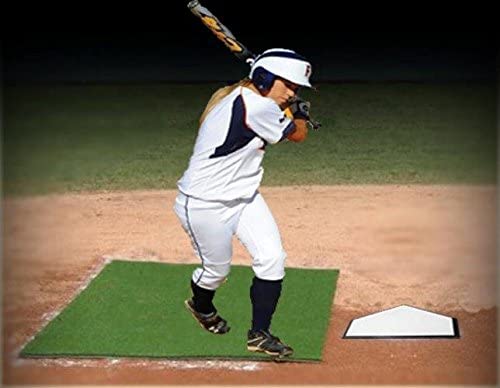 3'x7' Baseball Softball Hitting Stance Batting Practice Home Plate Mat ...