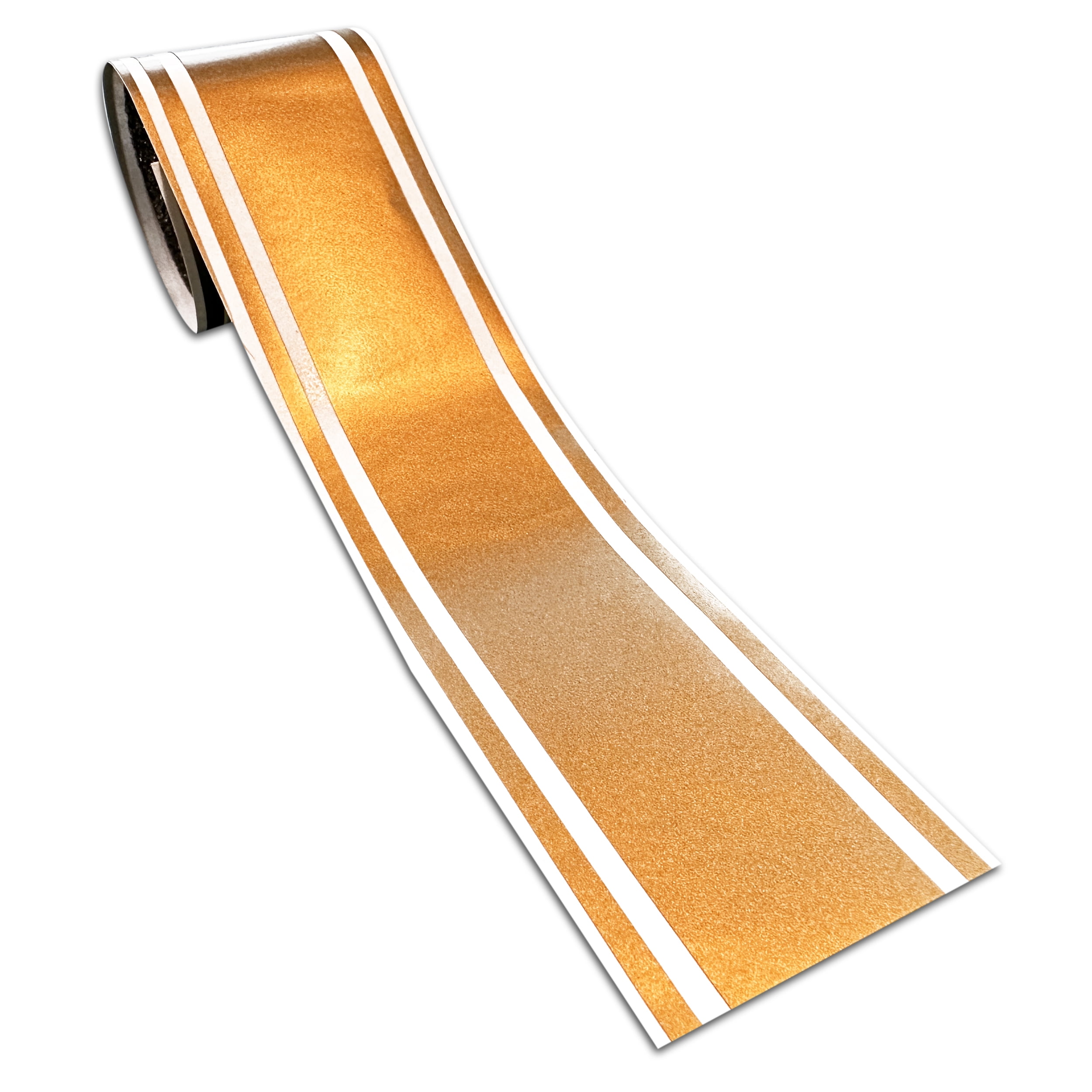 3"x72" Metallic Gold Vinyl Racing Stripes Car Boat Trailer Sticker ...