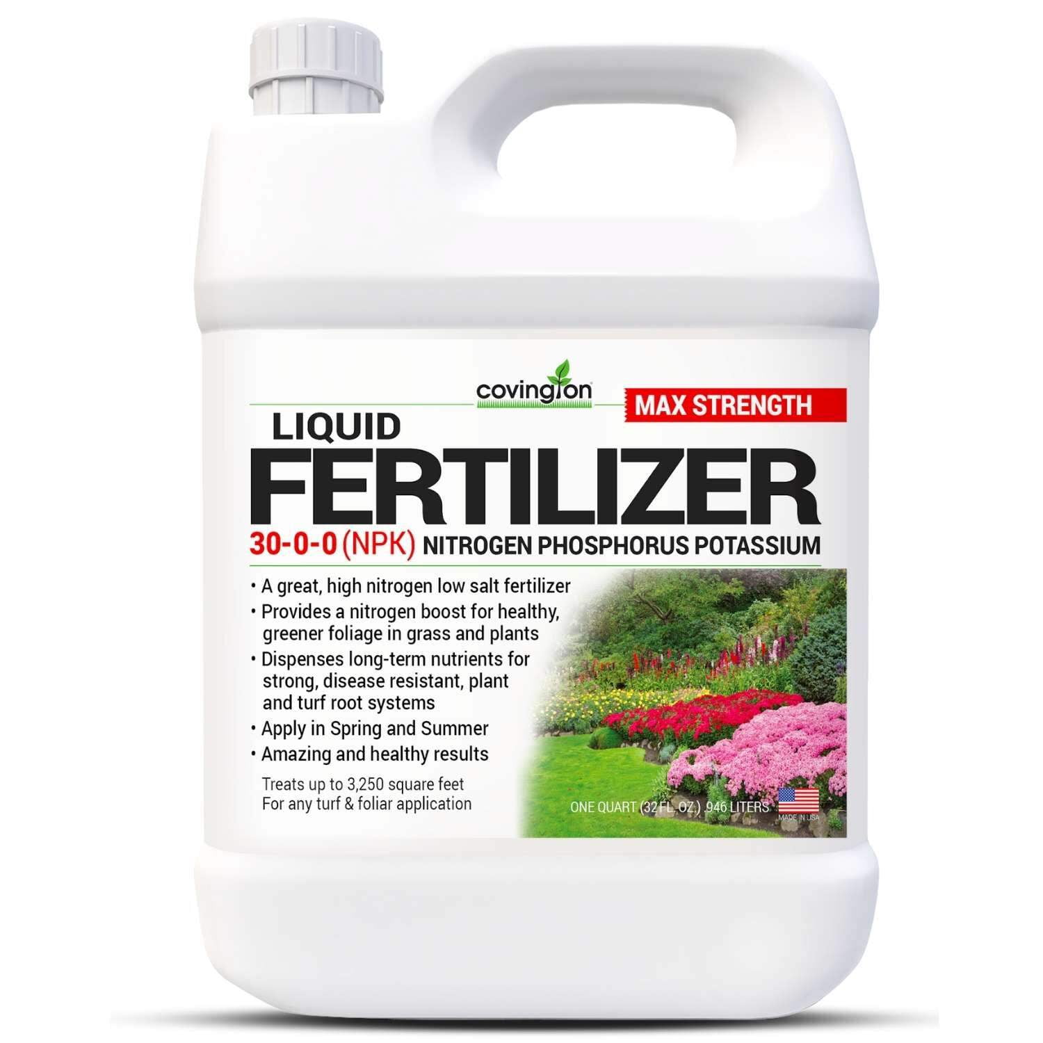 Covington High Nitrogen 30-0-0 NPK Liquid Fertilizer for All Grass ...