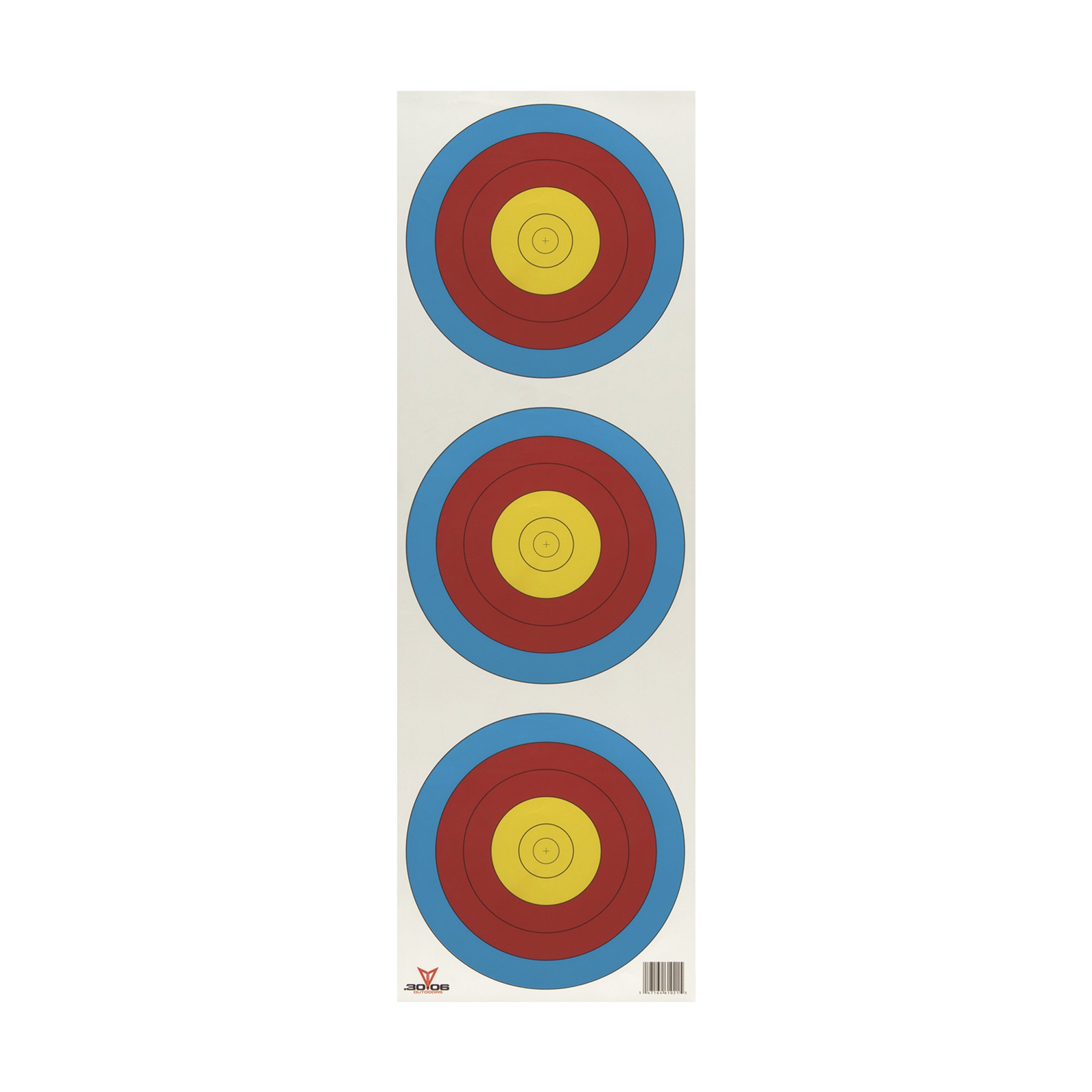 .30-06 Outdoors Vertical 3 Spot Paper Target 100ct - Walmart.com
