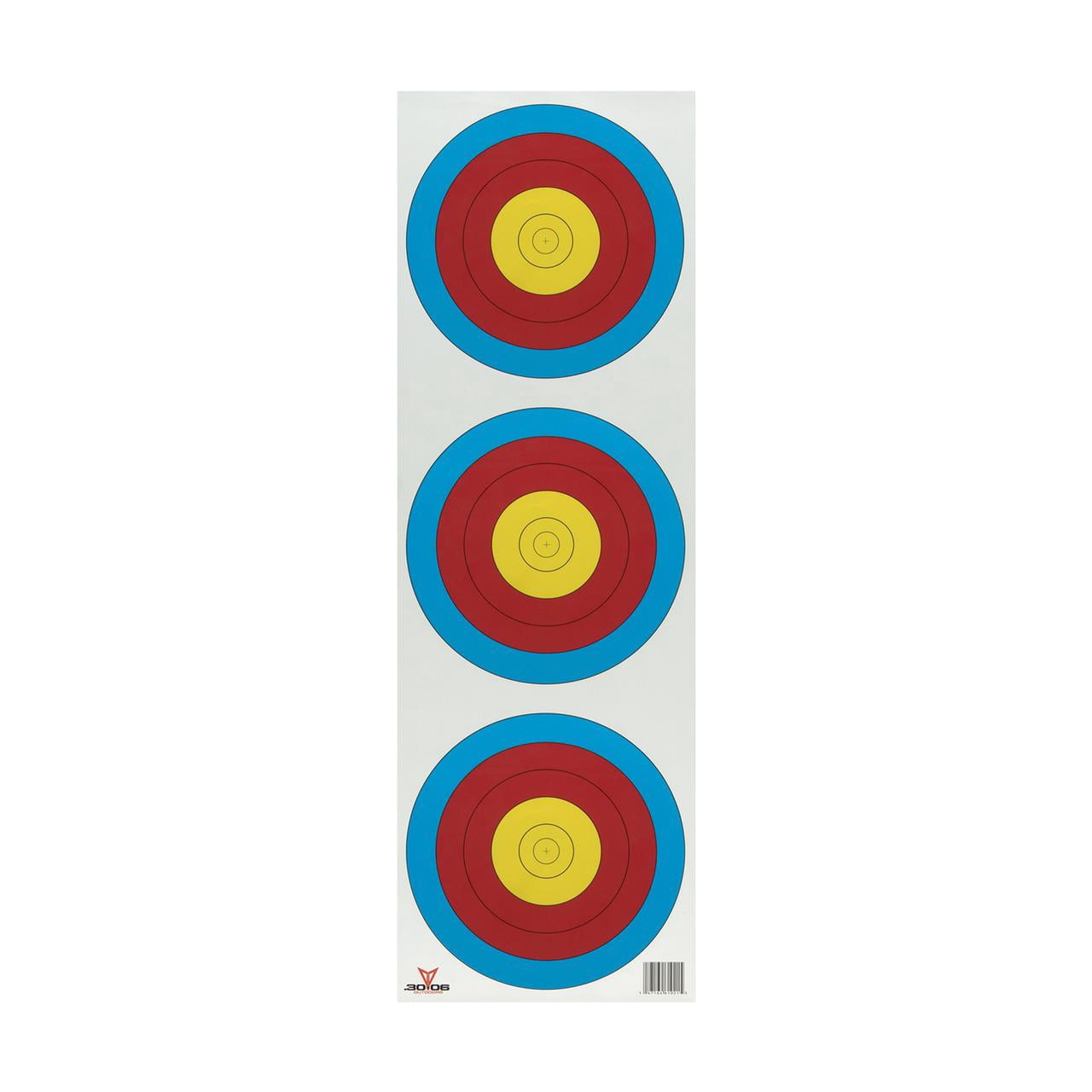 .30-06 Outdoors Vertical 3 Spot Paper Target 100ct - Walmart.com