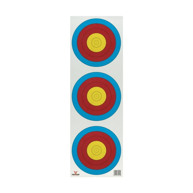 .30-06 Outdoors Vertical 3 Spot Paper Target 100ct - Walmart.com