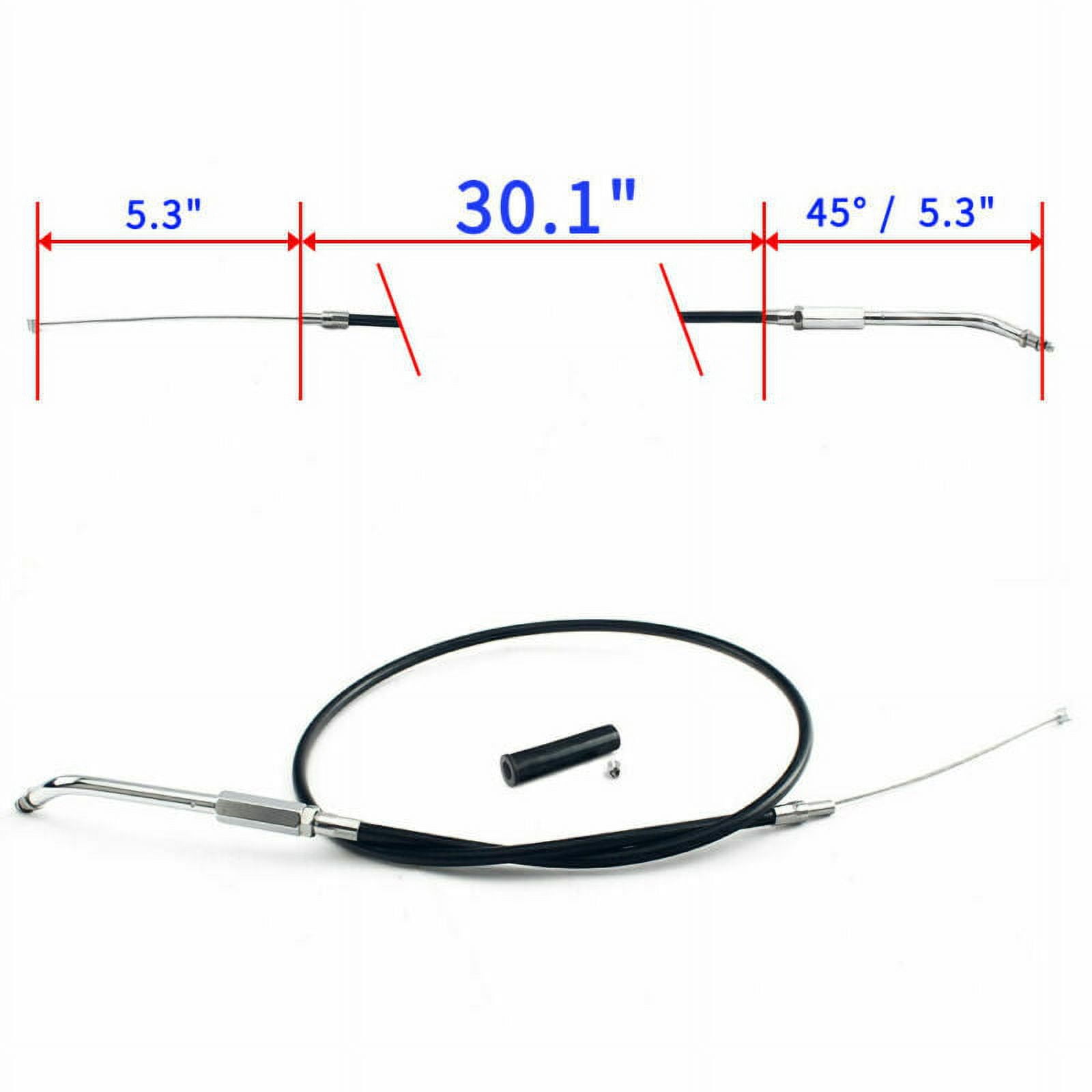 30.1" PVC Throttle Cable for Harley Sportster XLH 883 Hugger Deluxe XLH ...