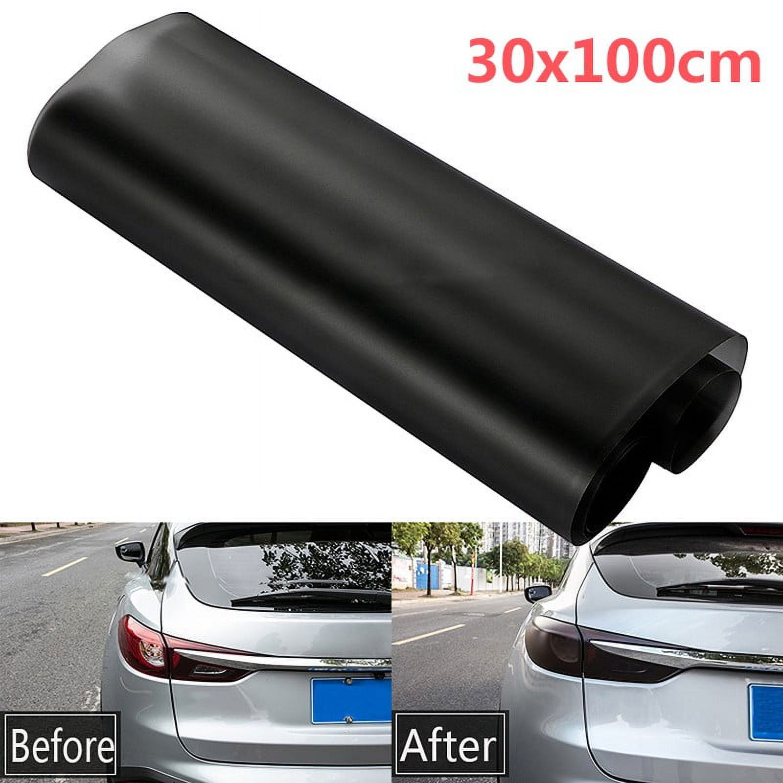30*100Cm Matte Black for Automobiles Car Light Back Light Car Sticker ...
