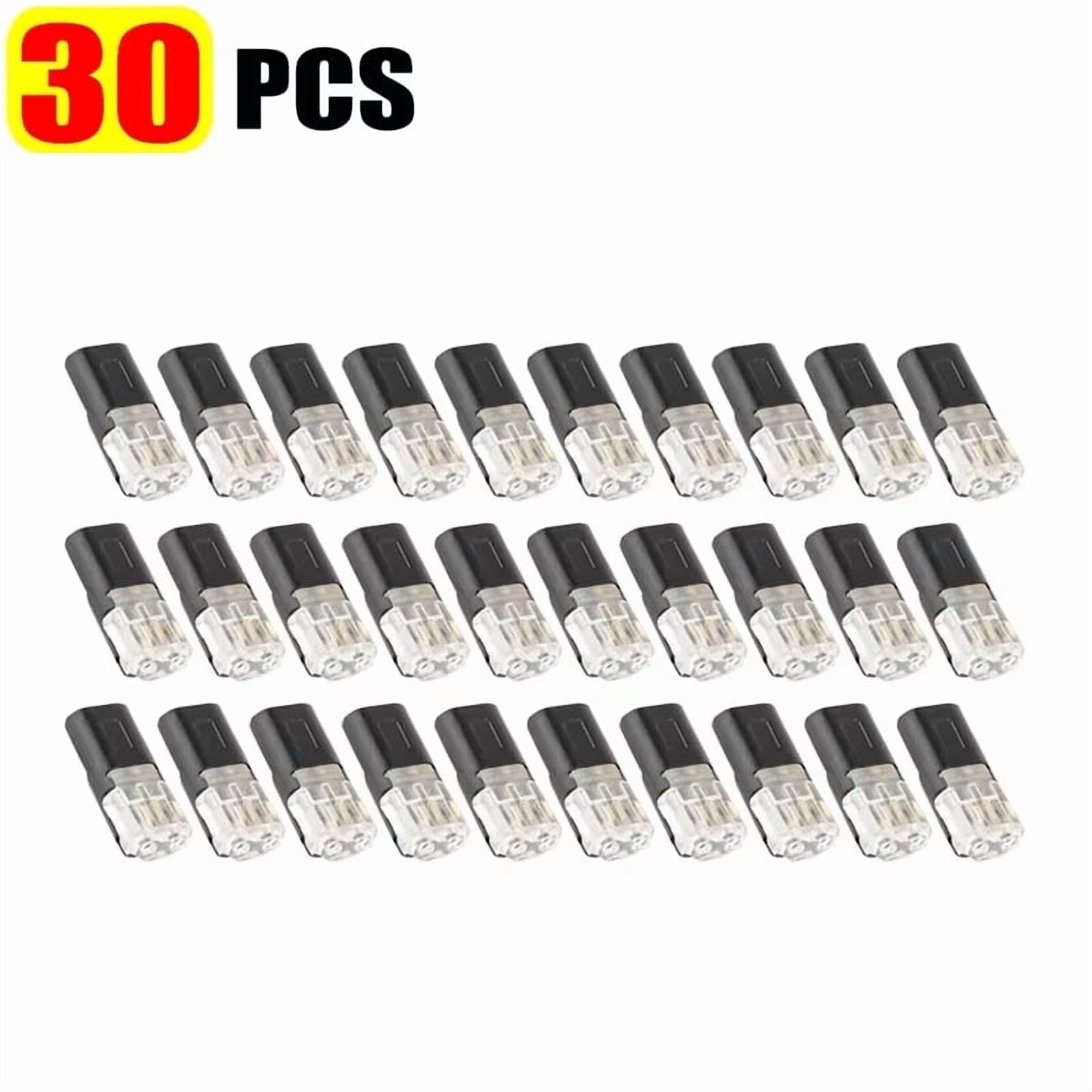 30/100Pcs Dual-Wire Plug-and-Play Connectors with Locking Cable Clips ...