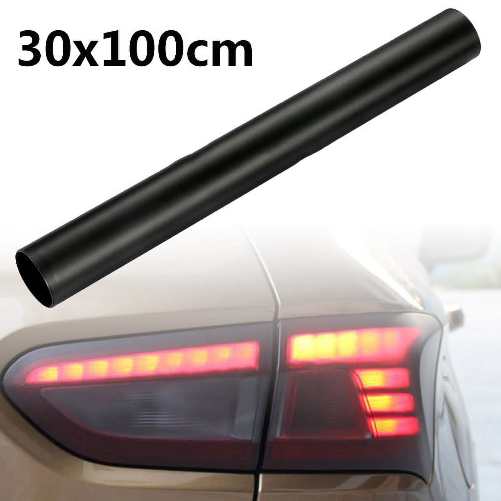 30*100cm Car Headlight Rear Light Color Matte Black Back Lamp Glitter ...